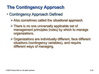 Principal of management 9erobbins ppt02 lecture_2 | PPT