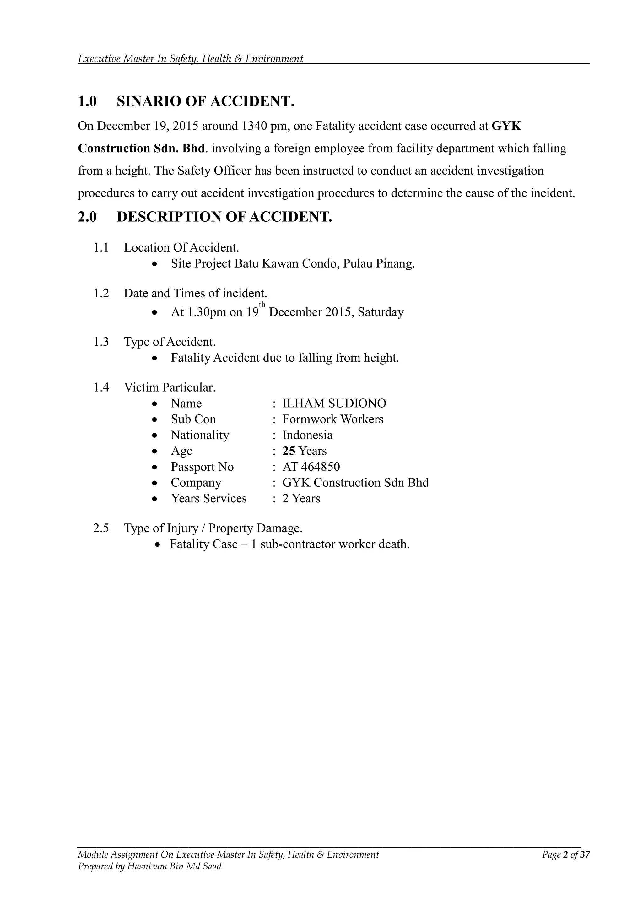 Principal of OSH Assignment | PDF