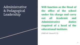 Principal Role Responsibility and Duty | PPTX