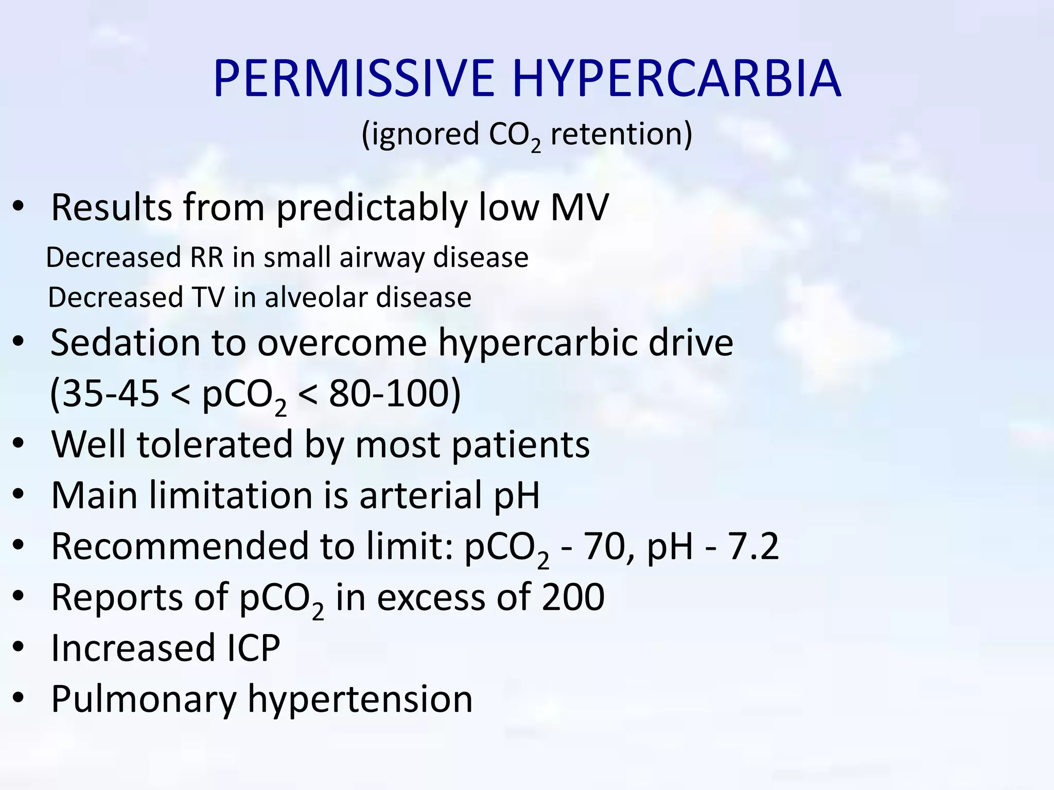 Principals of conventional positive pressure mechanical ventilation | PPTX