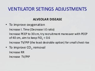 Principals of conventional positive pressure mechanical ventilation | PPTX