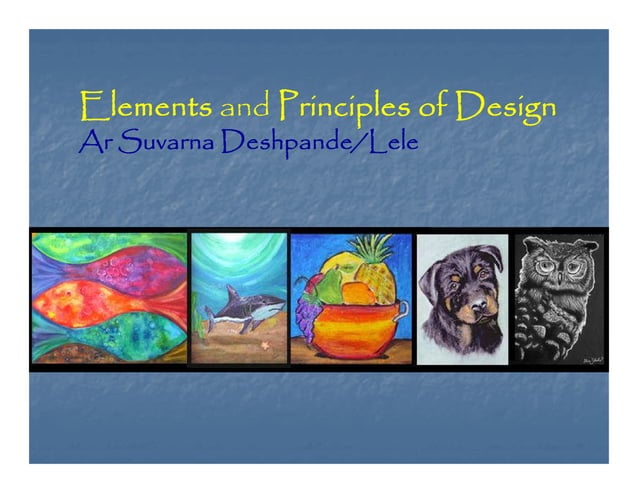 Principals and elements of design. | PDF | 3-D Graphics | Computer ...