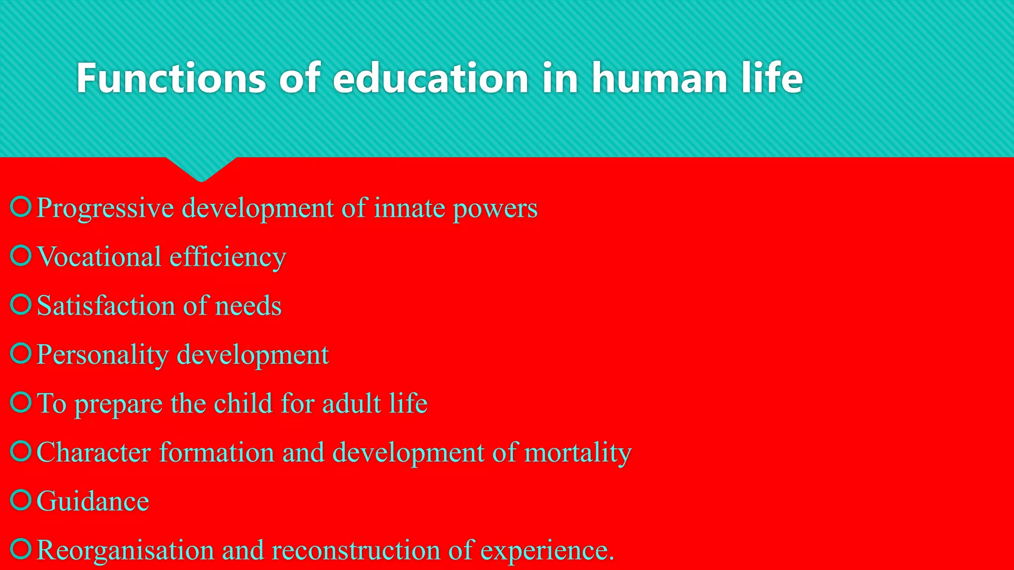 Principals and function of education | PPTX