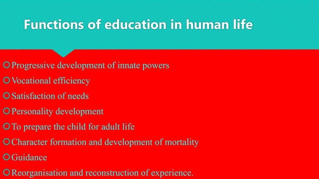 Principals and function of education | PPTX | Education