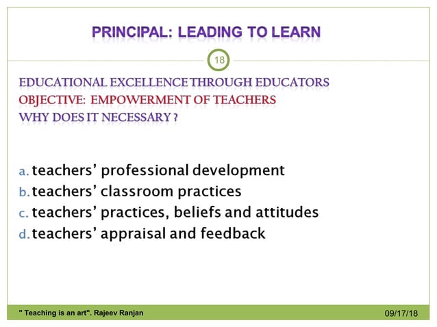 Principal school administrator head teacher leader | PPT | Business ...