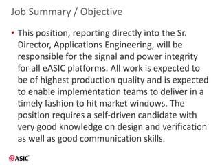 Principal Signal Power Integrity Designer | PPT