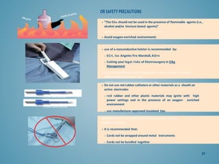 Principles in Electrosurgery | PPTX
