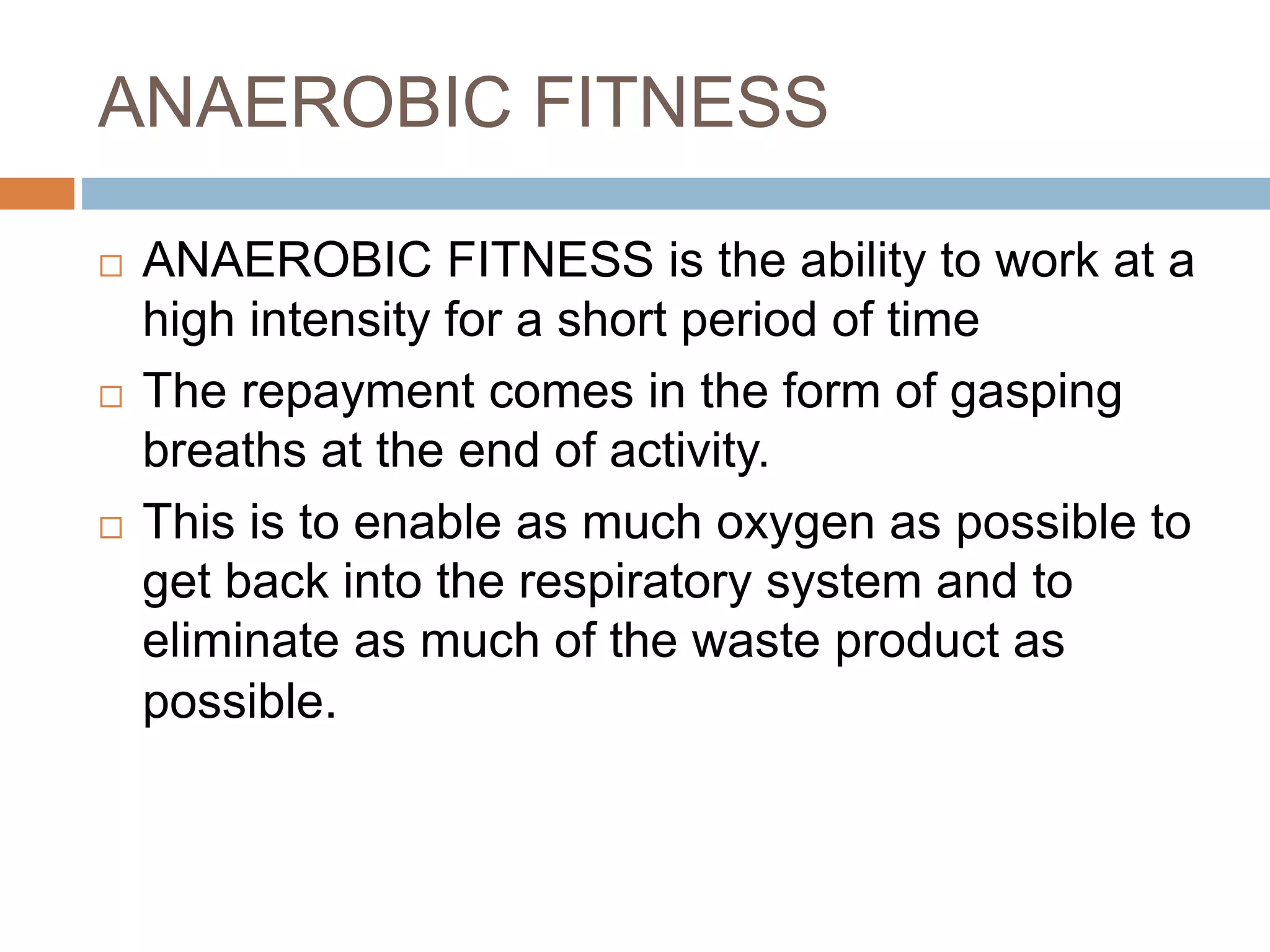 principle of aerobic exercise physiology | PPTX