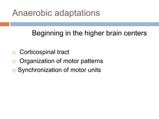 principle of aerobic exercise physiology | PPTX