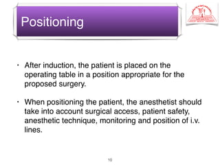 Principles of Anesthesia | PDF