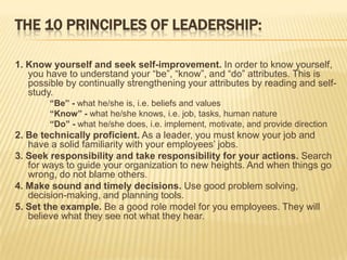 Principals Of Leadership Asbo 110912 | PPT