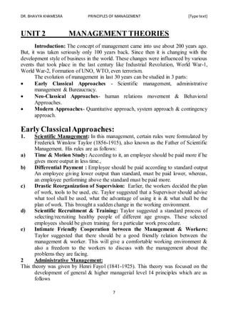 Principals of management notes bschm | DOCX