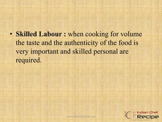 Principals of quantity cooking | PPTX