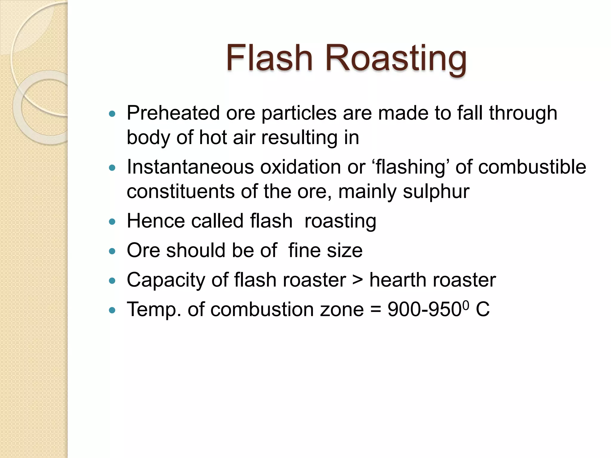 Principals of roasting and its types | PPTX