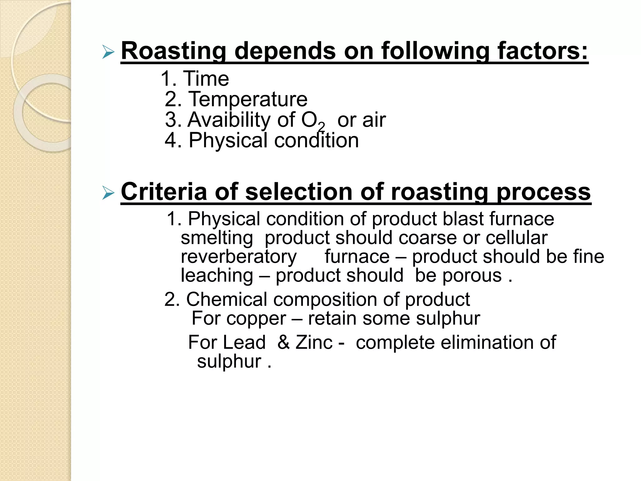 Principals of roasting and its types | PPTX