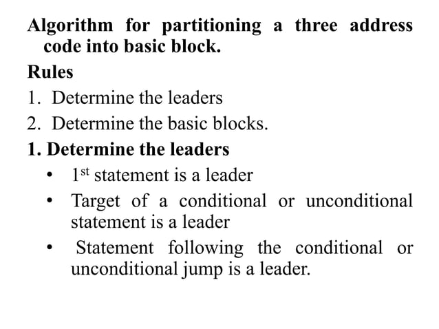 Principal Sources of Optimization in compiler design | PPTX