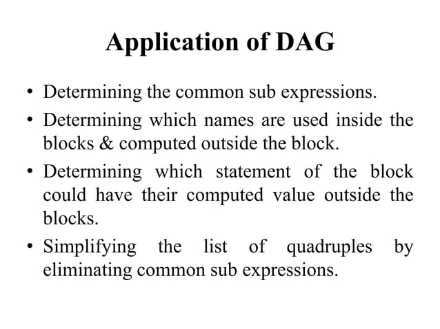 Principal Sources of Optimization in compiler design | PPTX