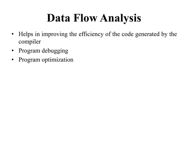 Principal Sources Of Optimization In Compiler Design Ppt