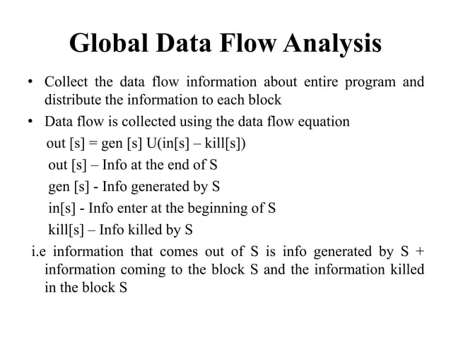 Principal Sources of Optimization in compiler design | PPTX