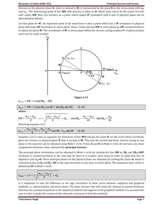 Principal stress | PDF