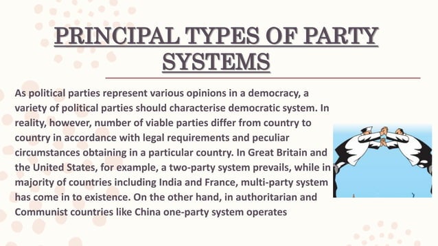 Principal types of party systems | PPTX