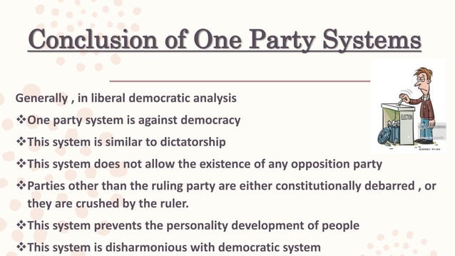 Principal types of party systems | PPTX