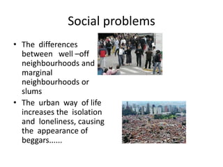 Principal urban problems | PPTX