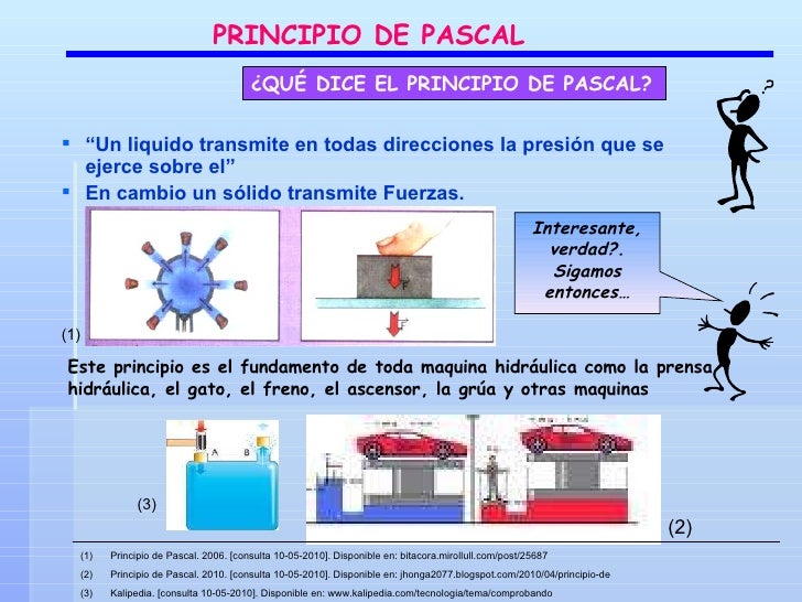 Principio de Pascal Principio de Pascal