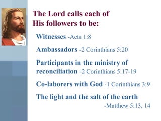Principes of Personal Christian Witness.ppt
