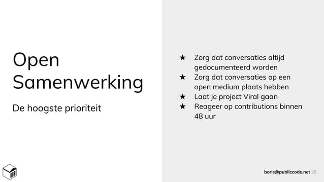Principes voor hanteren open source, VNG Realisatie common ground field ...