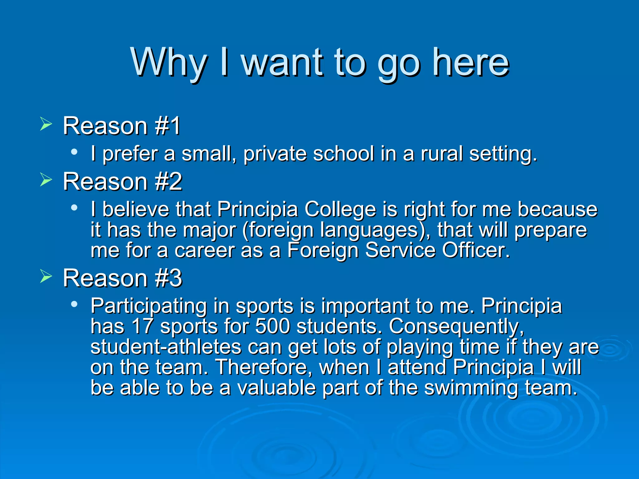 Principia college | PPT