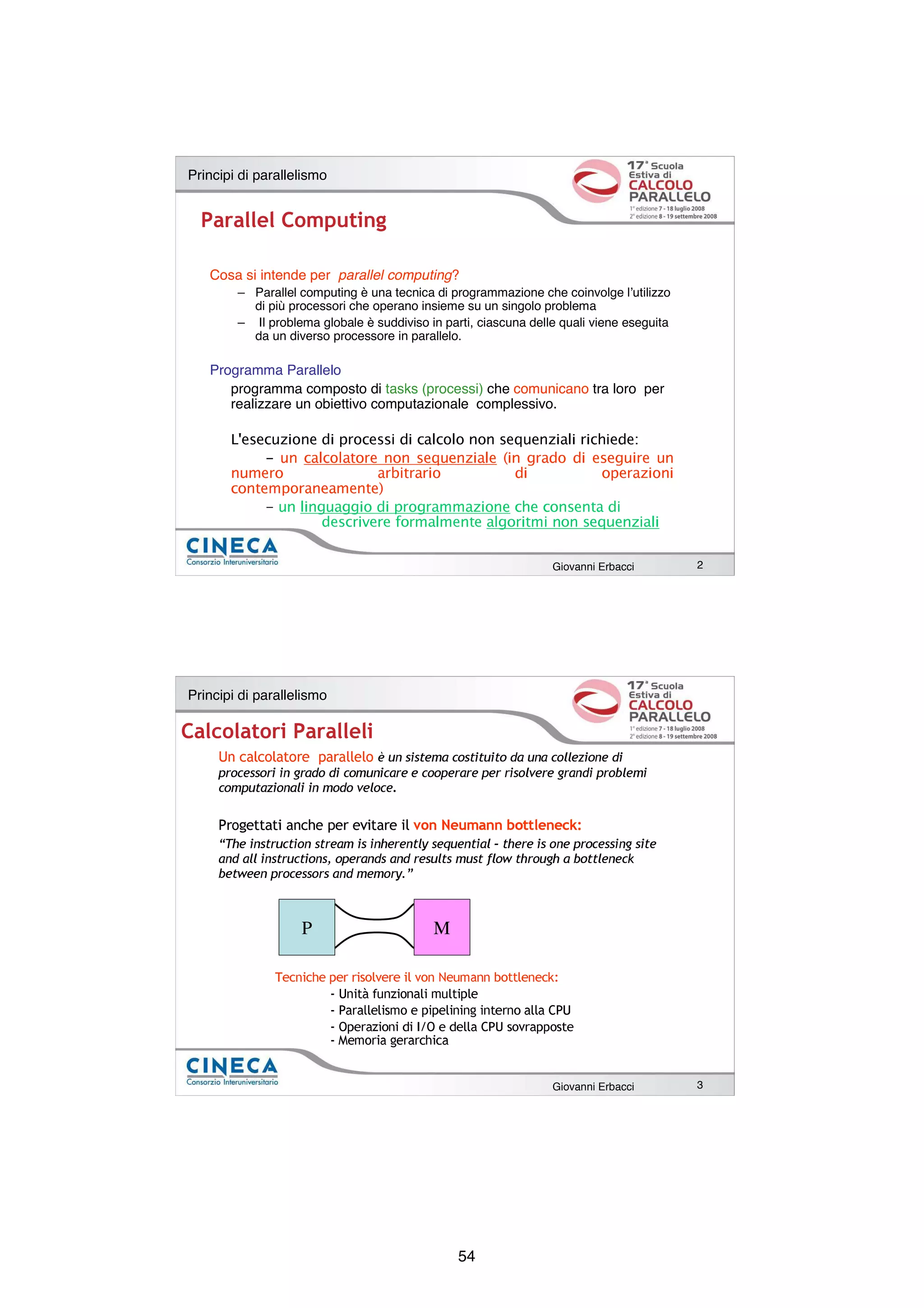 Principi Di Parallelismo | PDF
