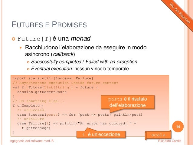 Reactive programming principles