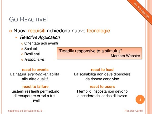 Reactive programming principles Reactive programming principles
