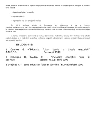 Principiile de instruire in | DOC