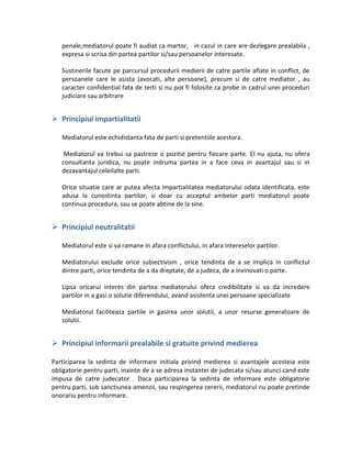 Principiile medierii | PDF