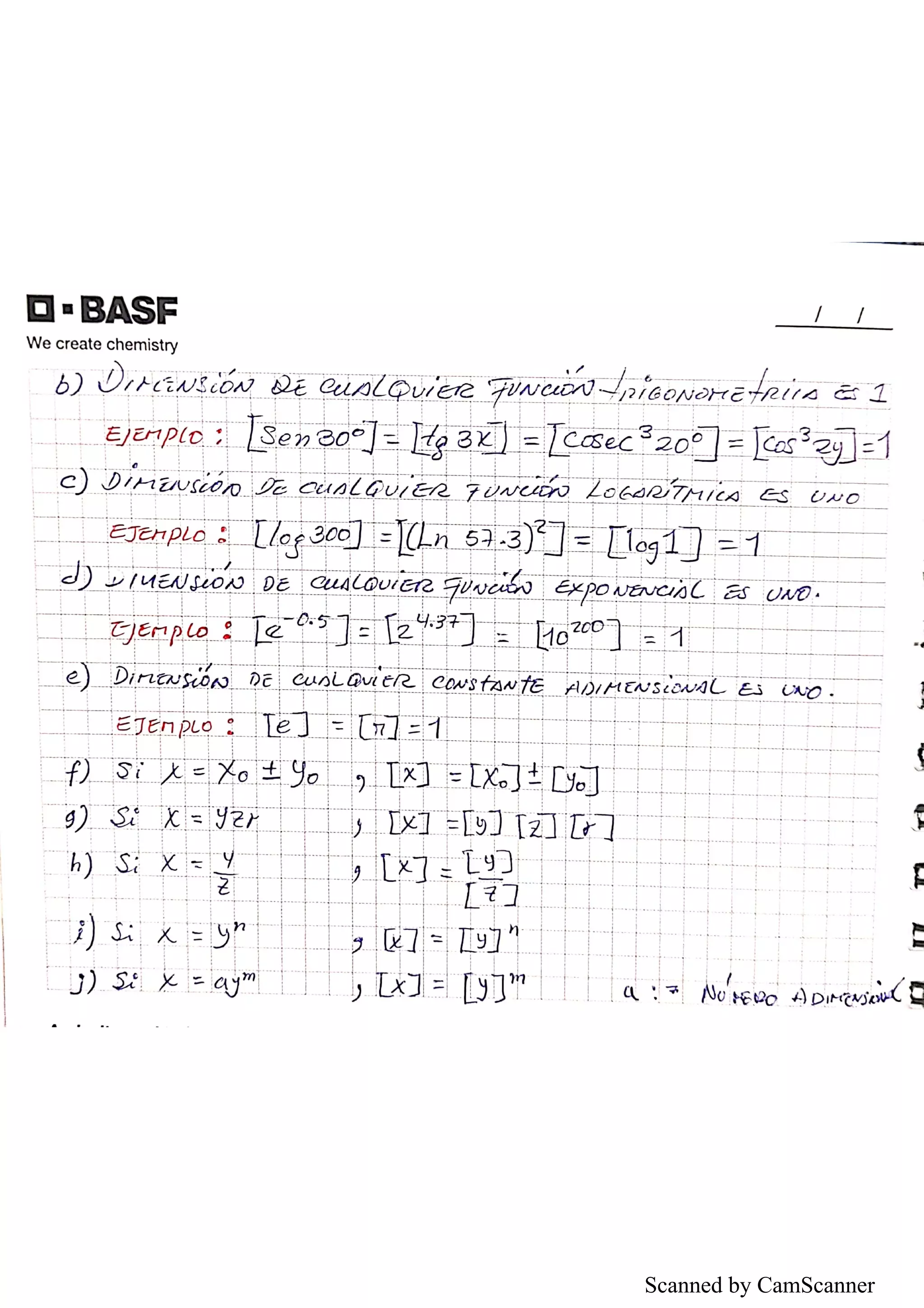 Principio de homogeneidad dimensional | PDF