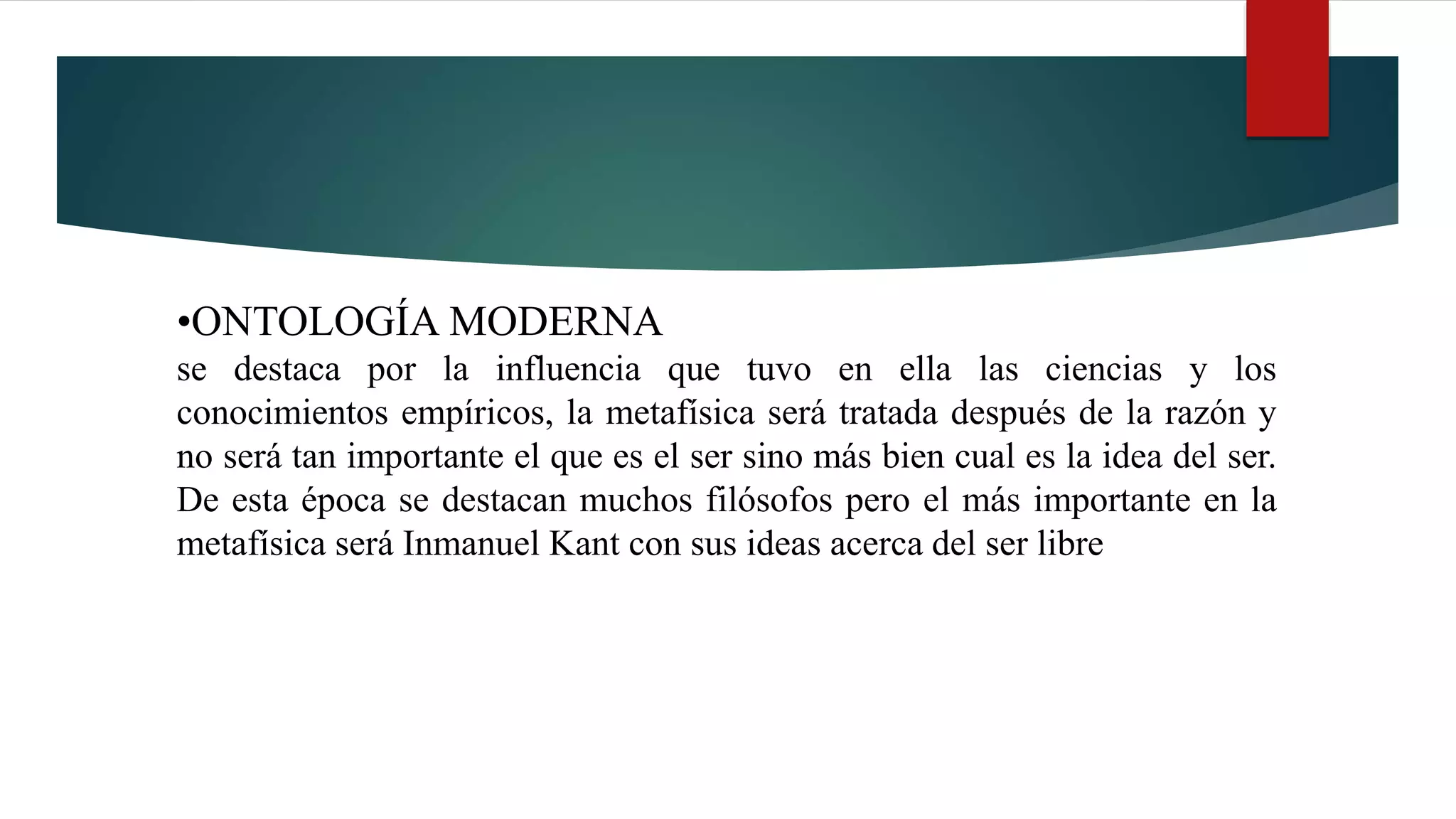 Principio de la ontologia | PPTX
