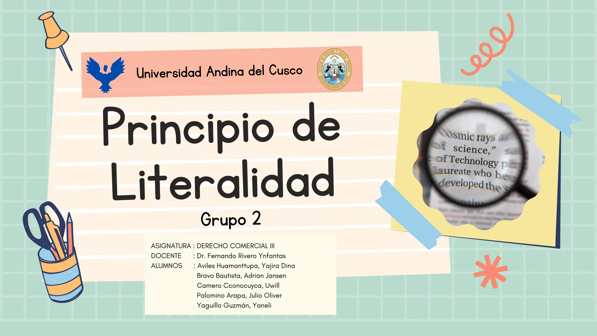 Principio de Literalidad hace relación al texto | PDF | Legal Services ...