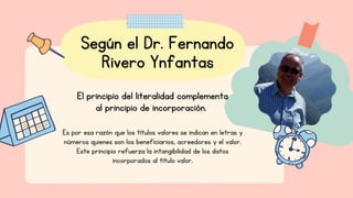 Principio de Literalidad hace relación al texto | PDF