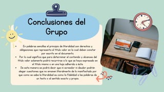 Principio de Literalidad hace relación al texto | PDF