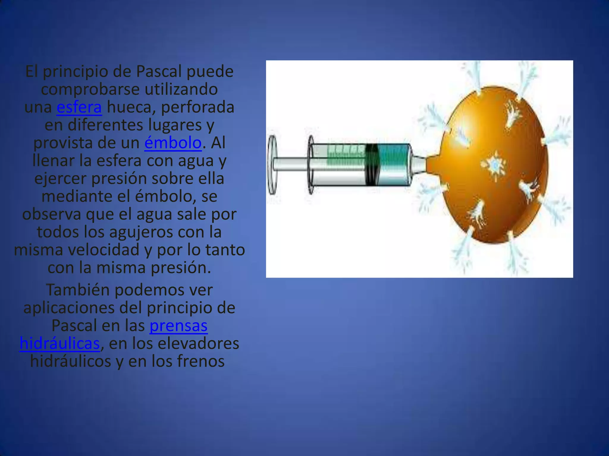 Principio de pascal | PPTX