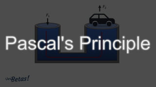 Principio de pascal, concepto, donde se aplica y como funciona | PDF