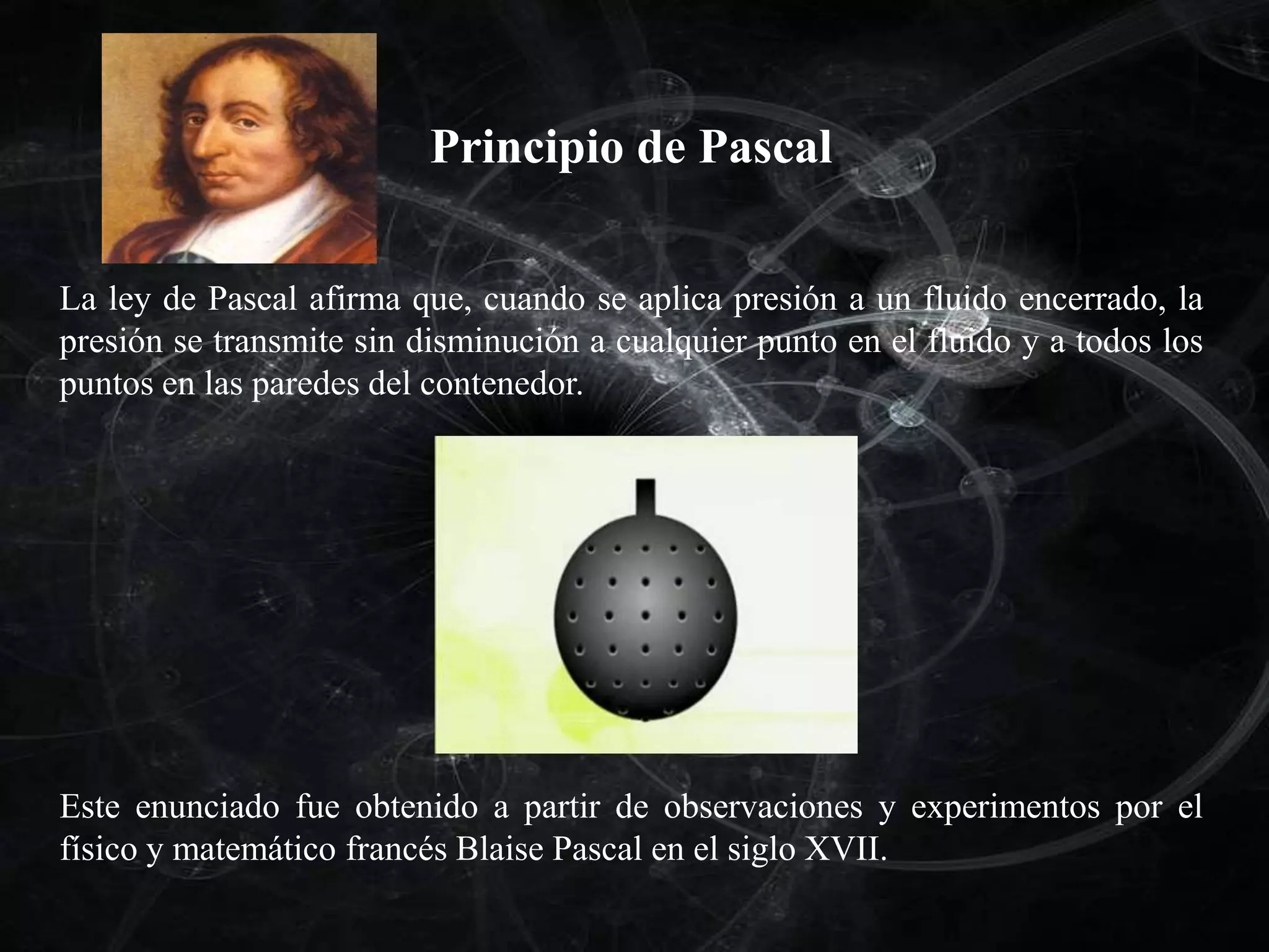 Principio de Pascal y sus aplicaciones | PPTX