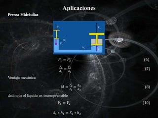 Principio de Pascal y sus aplicaciones | PPTX