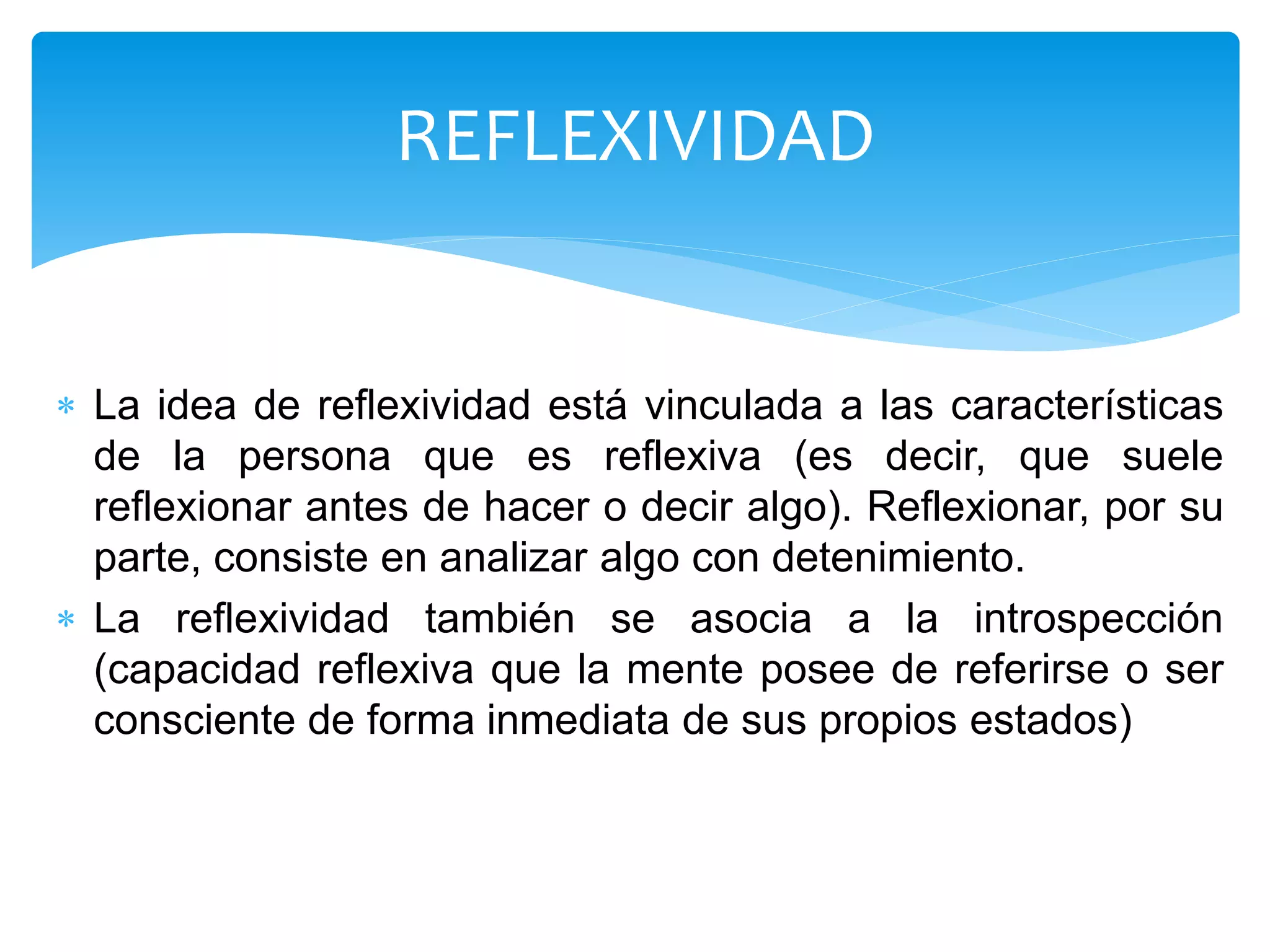Principio de reflexividad | PPTX