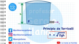 Principio de Torricelli | PDF