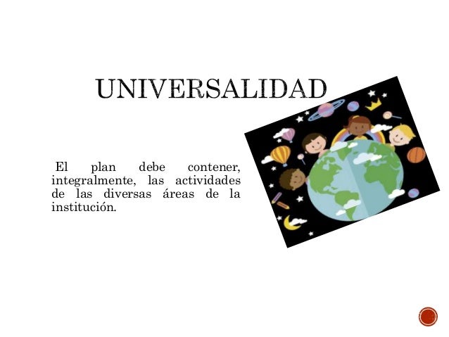 Principio de universalidad