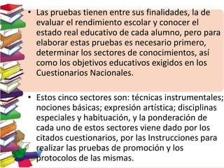 Principio para la elaboración de pruebas | PPTX