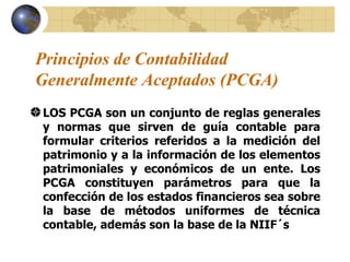 Principios basicos de contabilidad | PPT